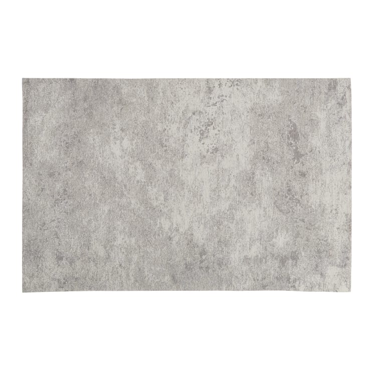 Geweven jacquard tapijt, antracietgrijs/beige, 120 x 180 cm PAULINE ...