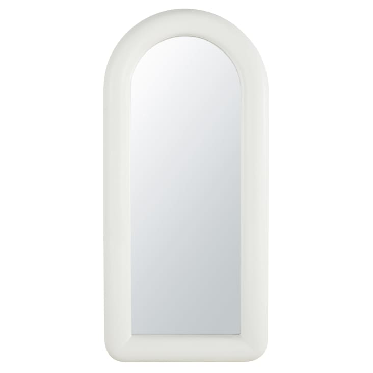 Grande specchio ad arco bianco 76x165 cm Vedra | Maisons du Monde