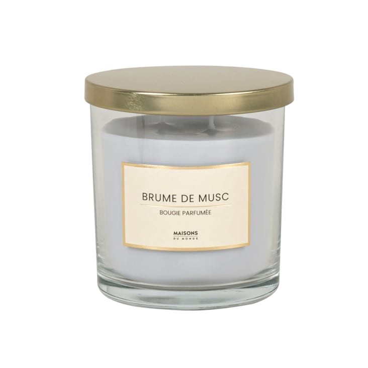 Grijze geurkaars in glas 10x11 Colorama | Maisons du Monde