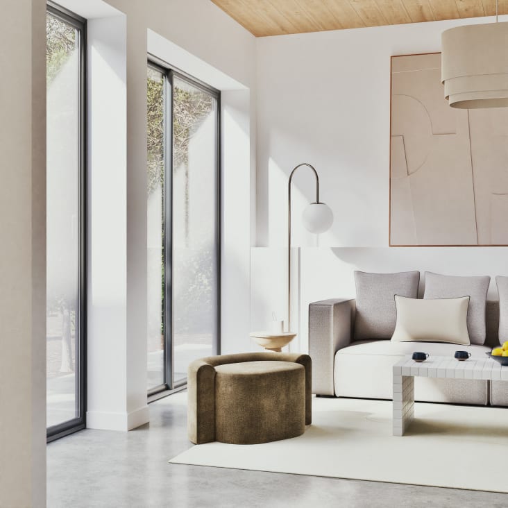 Groene poef Bruce | Maisons du Monde