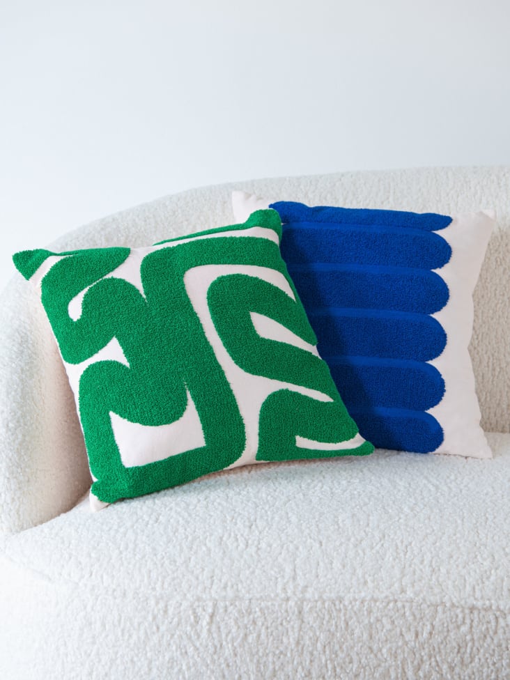 Housse De Coussin Brodé