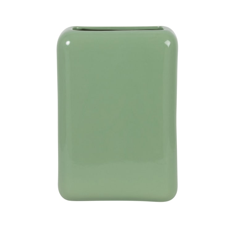 Jarrón de gres verde, altura 30 cm Bredo | Maisons du Monde
