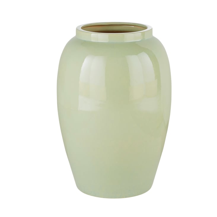Jarrón grande de gres verde celadón Alt61 cm Ortigia | Maisons du Monde