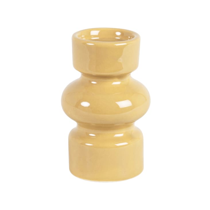 Kaarshouder van okerkleurige aardewerk Ornella | Maisons du Monde