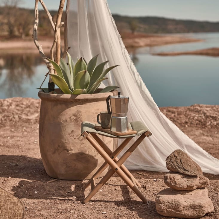 Macetero de terracota beige Alt. 56 RITA | Maisons du Monde