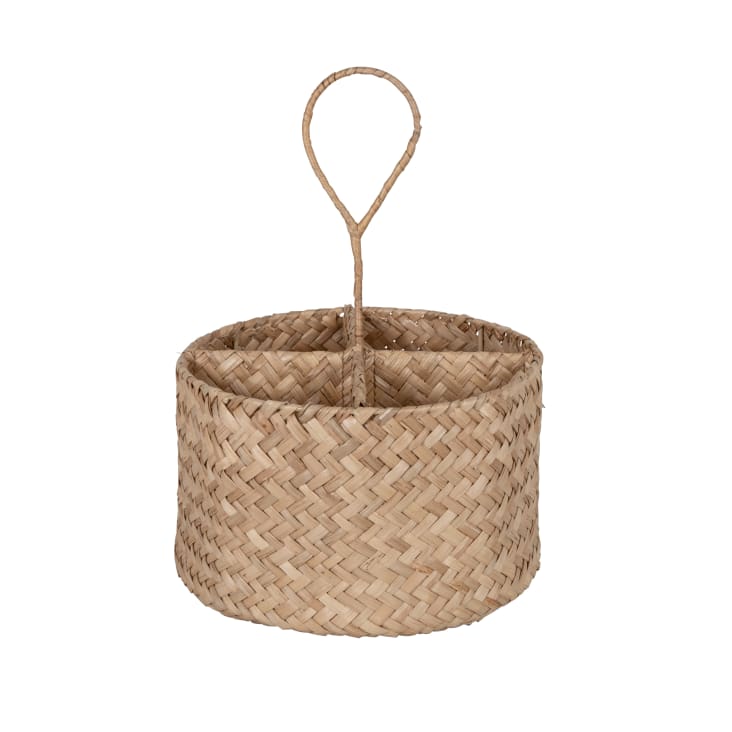 Mandje voor bestek van gevlochten zeewier | Maisons du Monde