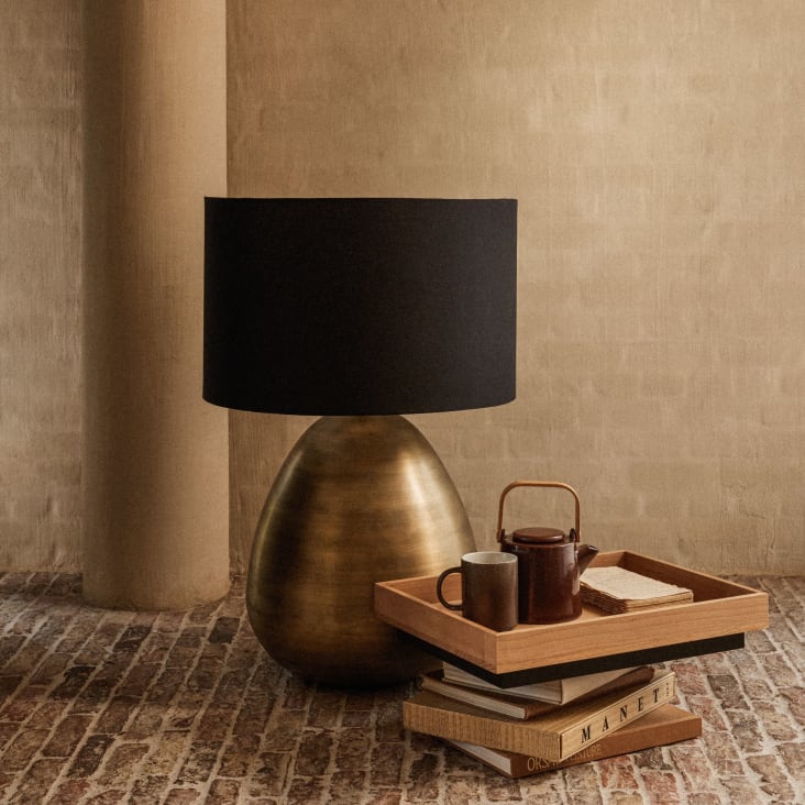 Mok van gemarmerd aardewerk in bruin en wit Isla | Maisons du Monde