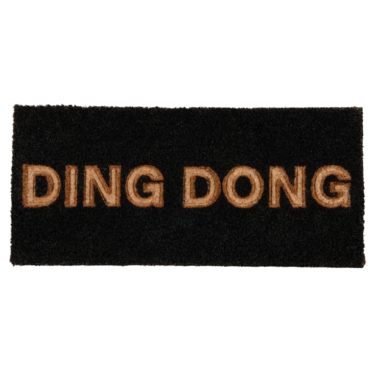 Paillasson ciselé en fibre de coco 25x55 Ding Dong | Maisons du Monde