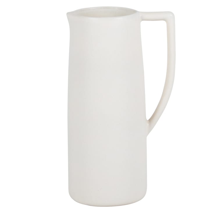 Pichet en grès beige 1,1L Albane | Maisons du Monde