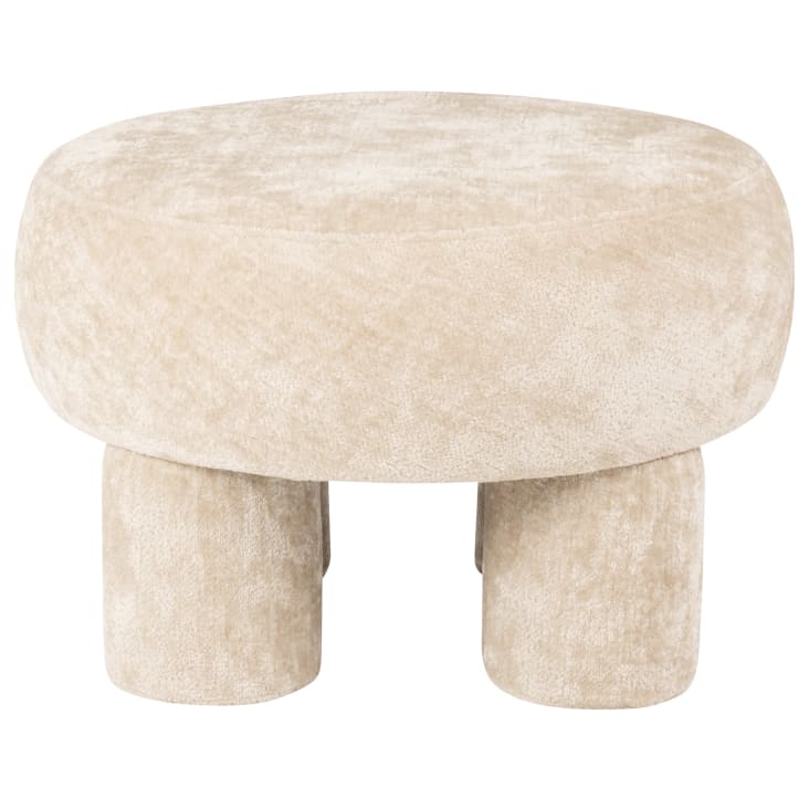 Pouf écru Hanna | Maisons du Monde