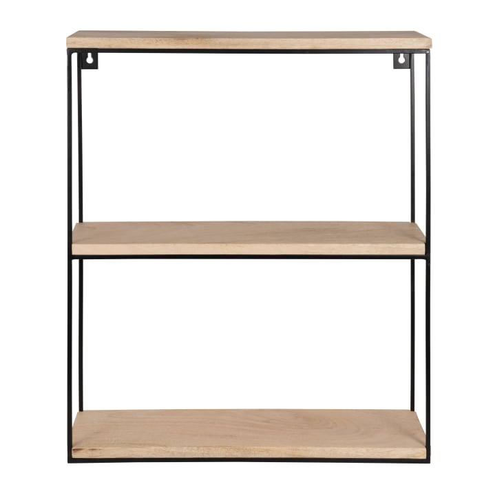 Rek van mangohout en metaal Shelley | Maisons du Monde