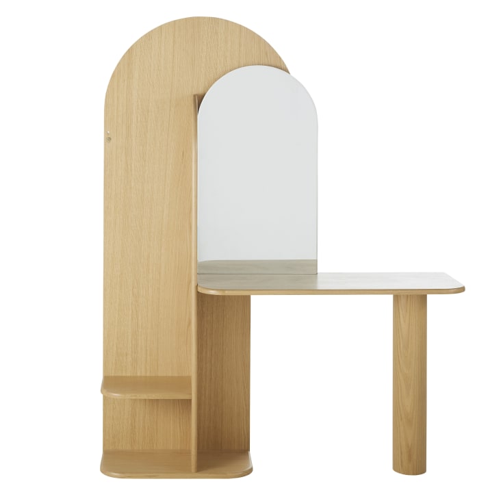 Scrivania da camera per hotel con armadio laterale e specchio integrato ...