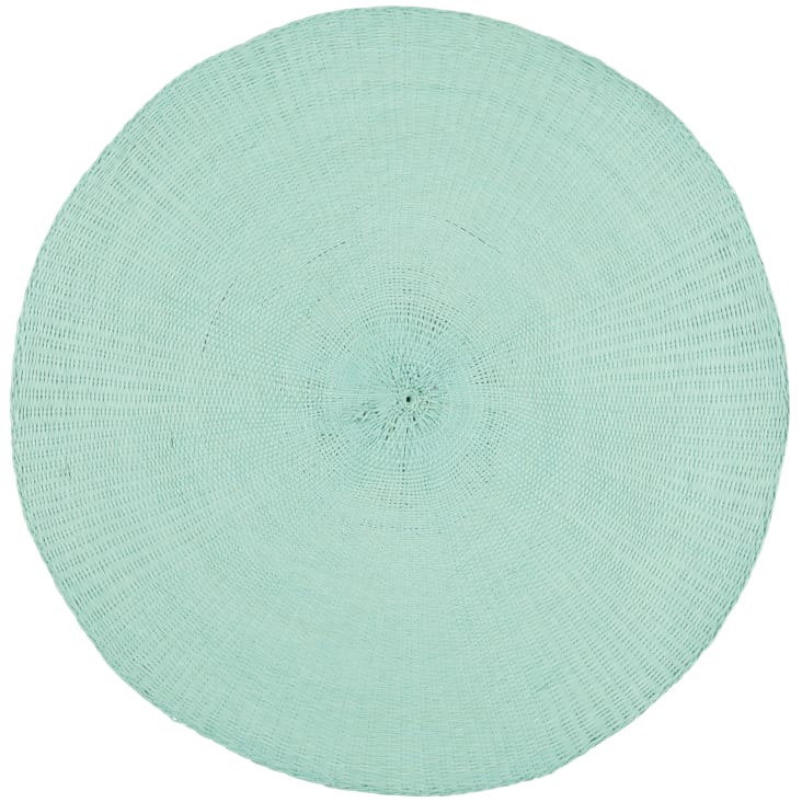 Set de table rond en papier vert D38 | Maisons du Monde