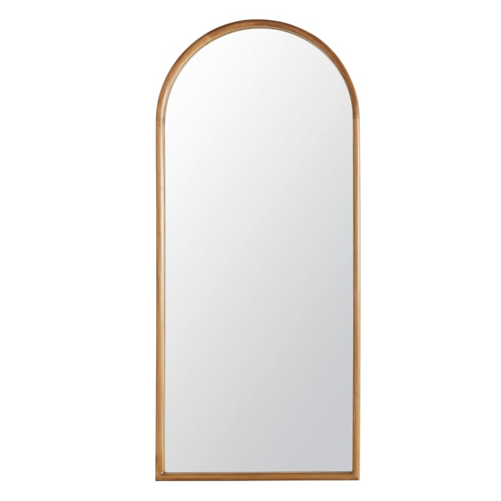 Specchio ad arco in legno di paulownia 80x180 cm Leon | Maisons du Monde