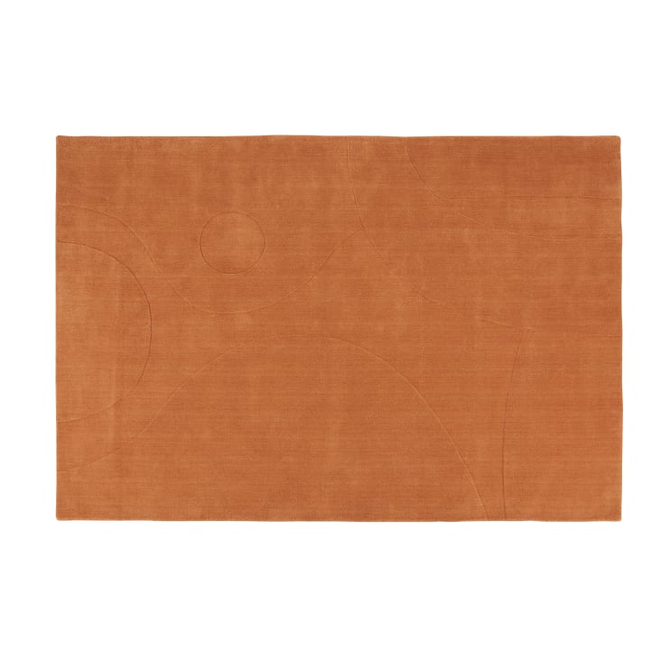 Tapijt van wol met een eigentijds gestructureerd patroon 160x230 ...