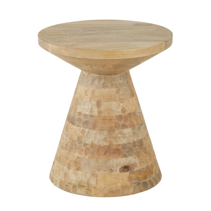 Tavolino da salotto in legno di mango inciso | Maisons du Monde
