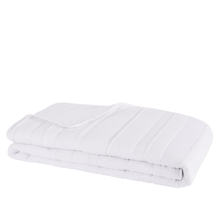 Trapunta bianca 220x240 cm Romia | Maisons du Monde