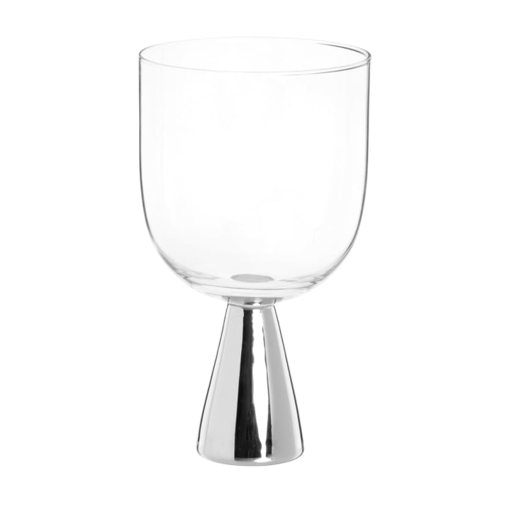Weinglas aus transparentem Glas Silver | Maisons du Monde