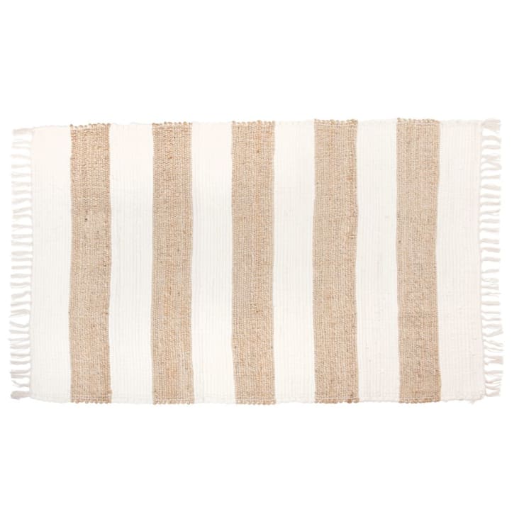 Wit en beige tapijt 90x150 GONDO | Maisons du Monde