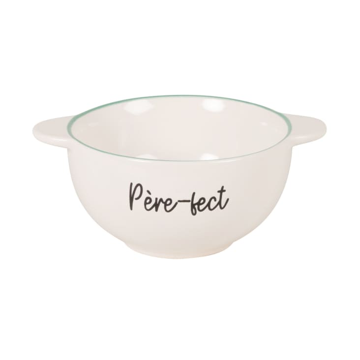 Wit, groen en zwart keramiek kom Family | Maisons du Monde