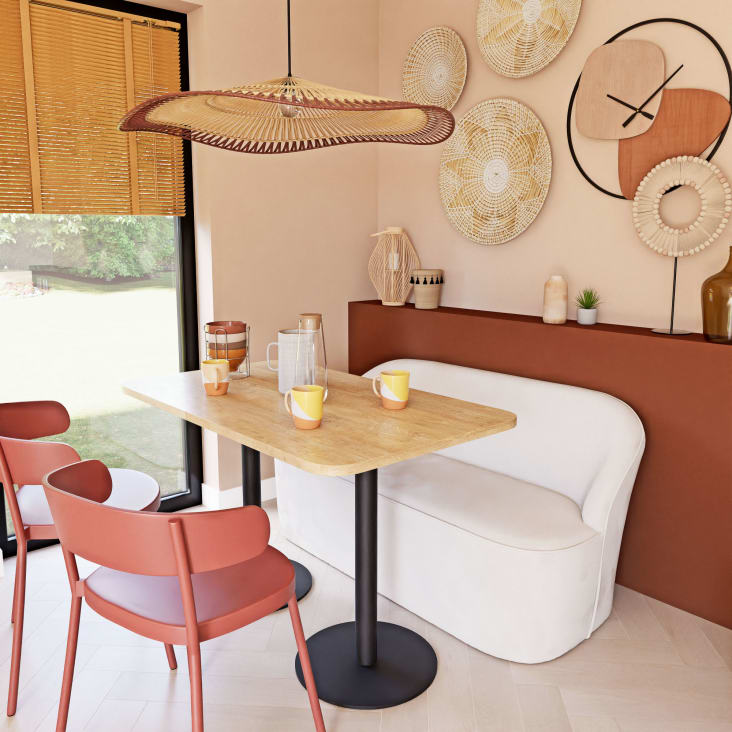 Witte bank voor professioneel gebruik met 2 zitplaatsen Blackhill ...