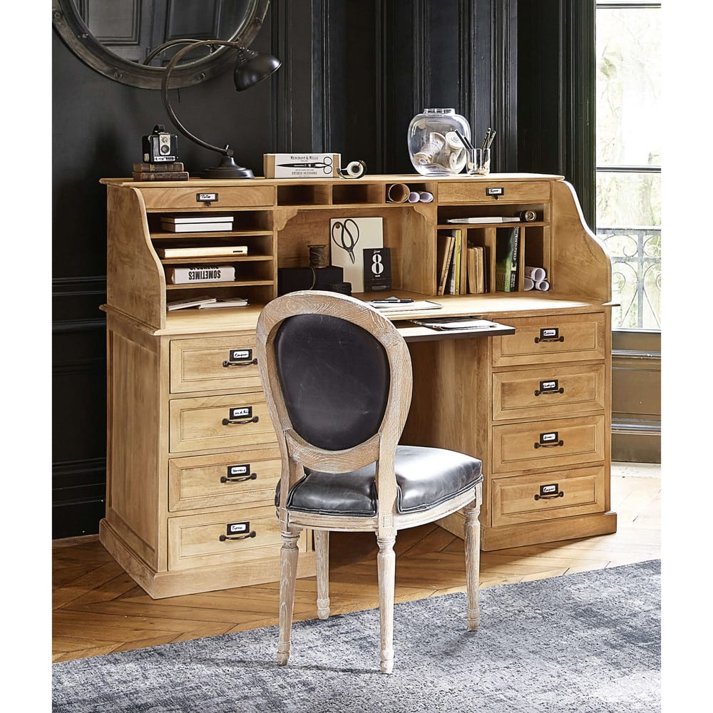 Bureau secrétaire en manguier massif Naturaliste | Maisons du Monde