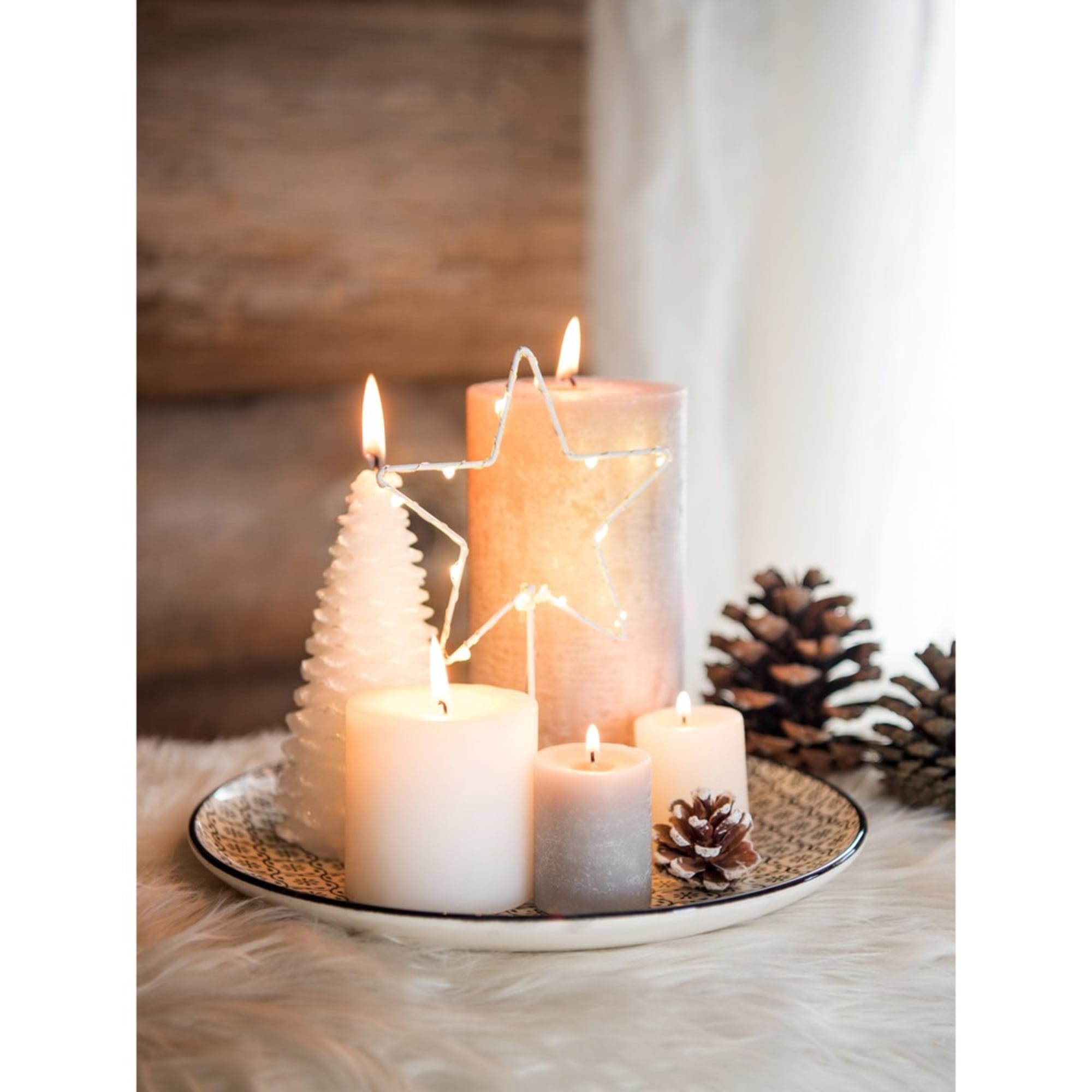 MAISONS DU MONDE Bougie de Noël sapin - Wishupon