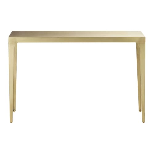 Console en métal coloris bronze Rockefeller | Maisons du Monde