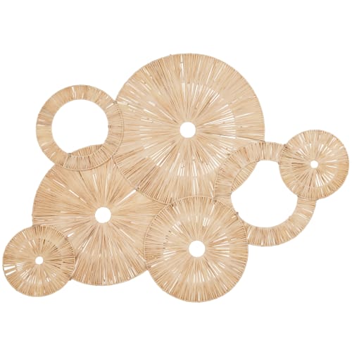 Déco murale en raphia tissée 104x72 QANDALA | Maisons du Monde
