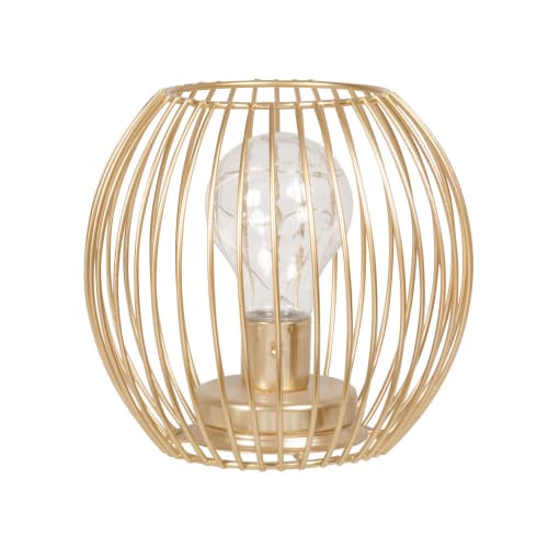 Decoração luminosa em metal dourado Jussel | Maisons du Monde