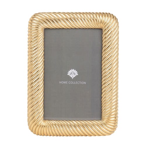 Gold Photo Frame with Pattern 15x10 KIM | Maisons du Monde