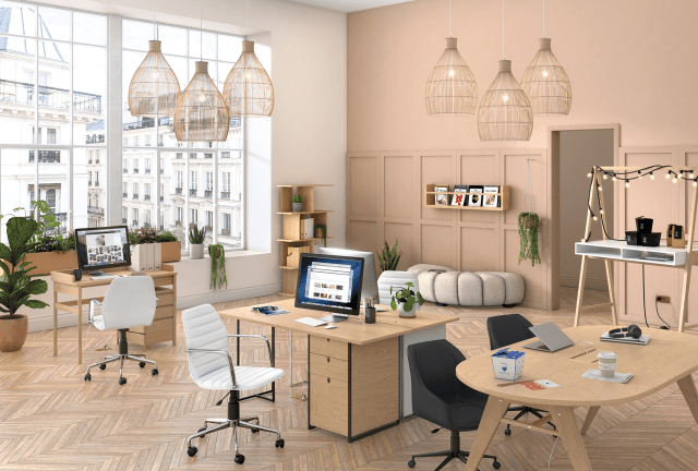 Créer des espaces de travail modulables pour une meilleure productivité | Maisons du Monde