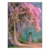Tableau avec cerisier et couple pvc multicolore 100x75 cm | Maisons du ...