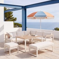 Sessel aus Stoff 83cm, beige Kiberg | Maisons du Monde