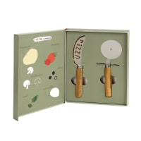 Coltello per pizza in acciaio inox nero 20x9x2 cm Darioso | Maisons du ...