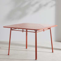 Table de jardin structure en aluminium 8 personnes L213x90cm vert ...