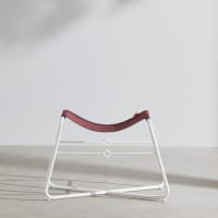Tabouret / meuble d'appoint en céramique couleur blanc cassé | Maisons ...