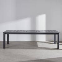 Tavolo da giardino pieghevole in acciaio, 2 posti, 70cm, blu grigio ...