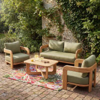 Coussin pour chaise d’extérieur imperméable multicolore 93x47x5 cm ...