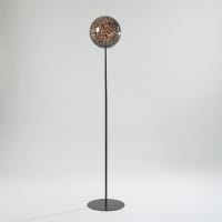 Suspension boule en verre moucheté marron et noir Leopoldine | Maisons ...