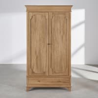 Armoire 2 portes entrée stratifiés beige Alos | Maisons du Monde