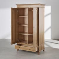 Armoire 2 portes entrée stratifiés beige Alos | Maisons du Monde
