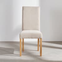 Juego de 2 sillas de roble y lino lino Napoleon iii | Maisons du Monde