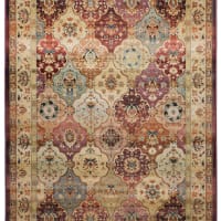 Tapis kilim orient tissé main en laine Rouge 060x120 cm Bakan | Maisons ...