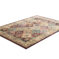 Tapis kilim orient tissé main en laine Rouge 060x120 cm Bakan | Maisons ...