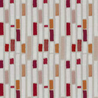 Nappe en coton enduit rouge rectangle 160 x 240 cm Uni | Maisons du Monde