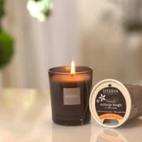 Set de 3 bougies rondes rouges 3.5x3.5x15cm | Maisons du Monde
