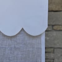 Cenefa festón blanco 60 X 27 cm Feston | Maisons du Monde