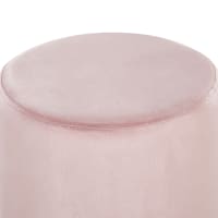 Puf terciopelo rosa 39 cm 39 cm 40 cm Sophia | Maisons du Monde
