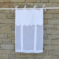 Cenefa festón blanco 60 x 27 cm Feston | Maisons du Monde